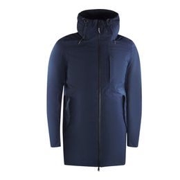 Aquascutum Active 3-way Parka Marineblaue Daunenparkajacke