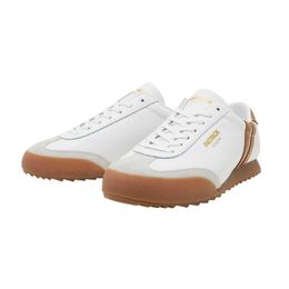 Patrick - "Bergan" Sneaker f&uuml;r Herren, Leder (Wei&szlig;/Hellbraun)