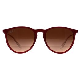 Ray-Ban RB4171 Erika 6815A5 poliertem Gummi violett rosa Farbverlauf braun Sonnenbrille