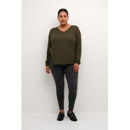 Kaffe Bluse mit langen &Auml;rmeln Regular Fit Waldnacht dark green