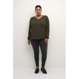 Kaffe Bluse mit langen &Auml;rmeln Regular Fit Waldnacht dark green