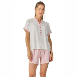 Damen Sommer Kurzarm Pyjamas JJB29