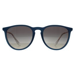 Ray-Ban RB4171 Erika 681311 poliertem Gummi blau Farbverlauf grau Sonnenbrille