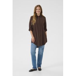 Kaffe Langarm - Hemd KAnaya Langarm - Hemd Loose fit brown