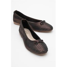 Copos Leder Schleife Kappe Ballerina
