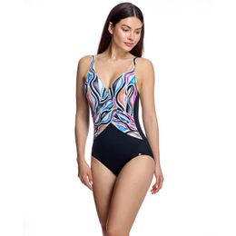 Damen Badeanzug mit gekreuztem Halsausschnitt W260270