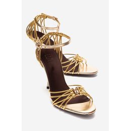 Arona Kn&ouml;chelriemen Stiletto Sandale