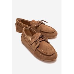 Cuesta Leder Schn&uuml;r-Loafer