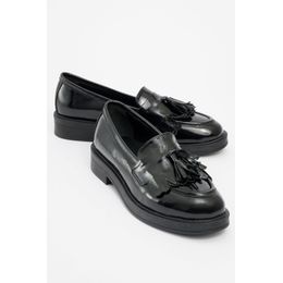 Milly Leder Quaste Loafer