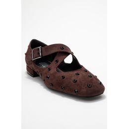 Addison Kreuzriemen Mary Jane Schuhe Damen