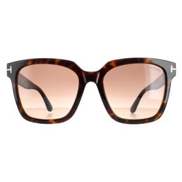 Lunettes de soleil Tom Ford Selby FT0952 52f Gradient brun de la Havane noire brillante