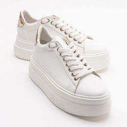 Violette Platform Turnschuhe