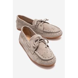 Cuesta Leder Schn&uuml;r-Loafer