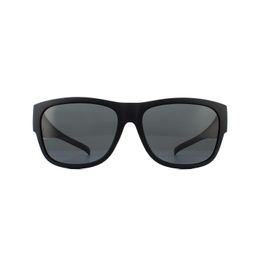 Polaroid Suncovers Square Unisex Schwarz Grau Polarisierte Sonnenbrille