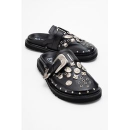 Maril Leder Schnallen Sandale