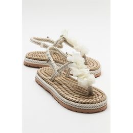 SANTRA Schn&uuml;rer Thong Sandalen (Women)