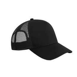 Beechfield - Trucker Cap Snapback f&uuml;r Herren/Damen Unisex (Schwarz)