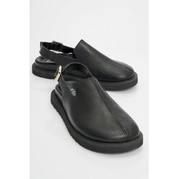 Laby Leder-Clogs