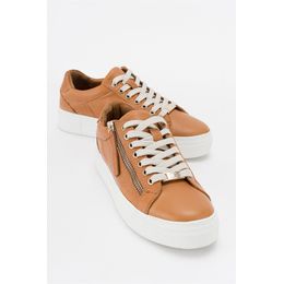 Beryl Leather Zip Turnschuh Women
