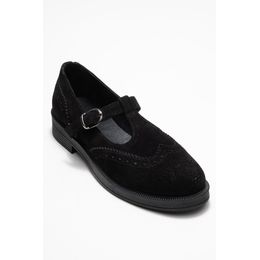 Janney Leder Riemen Loafer