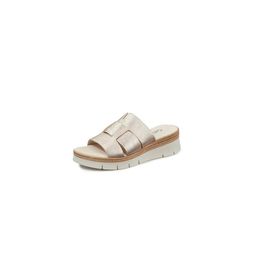 Gabor - Plateau-Pantolette, gold, Gr. 43 - Leder