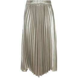 Basler - Langer Plissee-Rock, beige, Gr. 44 / L