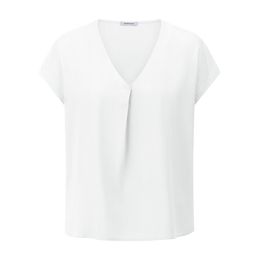 Peter Hahn - Bluse mit V-Ausschnitt, weiss, Gr. 40 / M