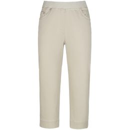 Brax - ProForm Slim-Caprihose Modell Pamina Capri, beige, Gr. 48 / XL - Baumwolle