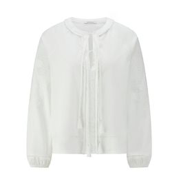 Peter Hahn - Bluse, weiss, Gr. 44 / L - Baumwolle