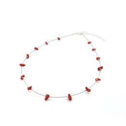 Collier mit Koralle