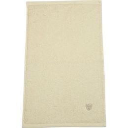 G&auml;stehandt&uuml;cher Ross "Vita 4004", beige (sand), B:30cm L:50cm, Frottier, Obermaterial: 100% Baumwolle, Handt&uuml;cher, Bestickung Ross-Emblem