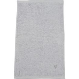G&auml;stehandt&uuml;cher Ross "Vita 4004", grau (silbergrau), B:30cm L:50cm, Frottier, Obermaterial: 100% Baumwolle, Handt&uuml;cher, Bestickung Ross-Emblem