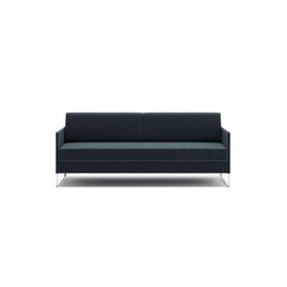 Schlafsofa HESTB&AElig;K "Hestb&aelig;k 33 3-Sitzer, Breite 208cm, Komfortsitzh&ouml;he 47cm, Bettfunktion", royal blau, B:208cm H:79cm T:82cm, 100% Polyester, Sofas, Schlafsofa, Umklappbar, Querschl&auml;fer, sehr komfortabel, Stauraum