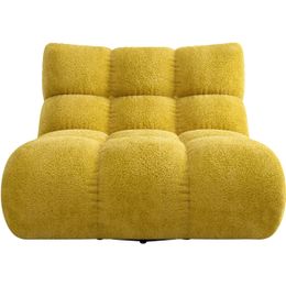 1,5-Sitzer Home Affaire "Graceland, 360 drehbarer Sessel, Breite 107cm", mais, B:112cm H:85cm T:108cm, 100% Polyester, Sofas, mit eleganter Steppung, Rundumbezug & weicher Polsterung