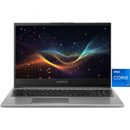 Captiva Business-Notebook "Business/Office I10-0769GE", silberfarben, 32 GB RAM 500 GB SSD, Core i7, Microsoft Windows 11 Home (64 Bit), Notebooks