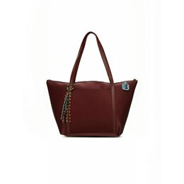Handtasche BAGMORI "BAG mori Bag Bagmori Tote Bag", Damen, Gr. onesize, bordeux, Obermaterial: 100% Polyester, Taschen Handtasche
