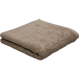 Handt&uuml;cher Ross "Vita 4004", braun (cappuccino), B:50cm L:100cm, Frottier, Obermaterial: 100% Baumwolle, Handt&uuml;cher, Bestickung Ross-Emblem