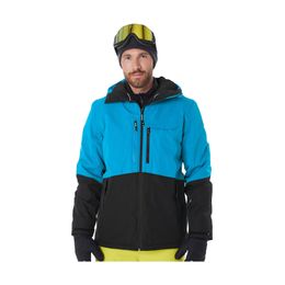 Skijacke Killtec "KSW 280 MN SKI JCKT", Herren, Gr. XL, sky, Obermaterial: 100% Polyester.Futter: 100% Polyamid.F&uuml;llung: 100% Polyester, Jacken Skijacke, Wasserdichte Herrenjacke mit Schneefang und Teflon EcoElite&trade;