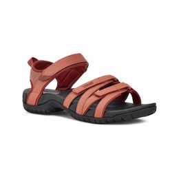 Sandale Teva "Tirra", Damen, Gr. 36, orange (rotbraun), Textil, Schuhe Sandale, mit Klettverschluss