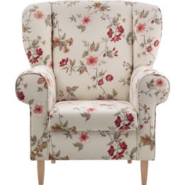 Sessel Home Affaire "Asino", bunt, B:80cm H:102cm T:86cm, Sessel, Sessel