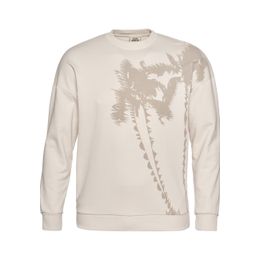 Rundhalspullover Just Rhyse "Just Rhyse Just Rhyse Wind Pullover", Herren, Gr. XXL, sand, 100% Baumwolle, relaxed fit, Rundhals, Pullover Rundhalspullover