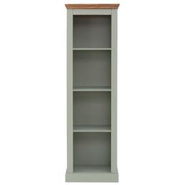 Stauraumregal OTTO HOME "Selma", gr&uuml;n (salbei), B:55cm H:180cm T:38cm, MDF, Massivholz, Regale, Kiefernholz, feste und verstellbare B&ouml;den, Breite 55 cm, H&ouml;he 180 cm