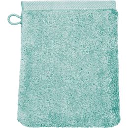 Waschhandschuh Ross "Vita 4004", gr&uuml;n (jade), B:16cm L:22cm, Frottier, Handt&uuml;cher