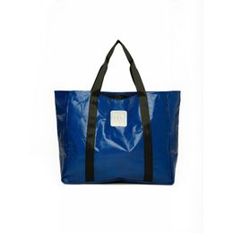 Handtasche BAGMORI "BAG mori Bag Bagmori Beach Bag", Damen, Gr. onesize, blau, Obermaterial: 100% Polyester, Taschen Handtasche
