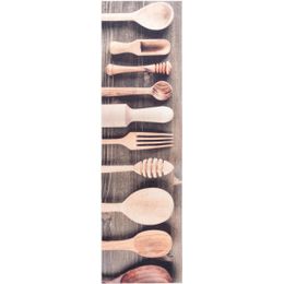 K&uuml;chenl&auml;ufer Sehrazat "Caimas 3006", multicolor, B:50cm H:6mm L:240cm, Polyester, Teppiche, Bedruckt, waschbar, rutschhemmend, K&uuml;chen Utensilien