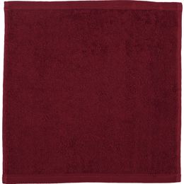 Seiftuch Ross "Vita 4004", rot (marsala), B:30cm L:30cm, Frottier, Handt&uuml;cher