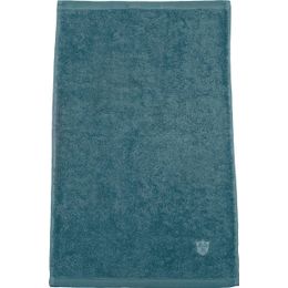 G&auml;stehandt&uuml;cher Ross "Vita 4004", blau (pazifik), B:30cm L:50cm, Frottier, Obermaterial: 100% Baumwolle, Handt&uuml;cher, Bestickung Ross-Emblem
