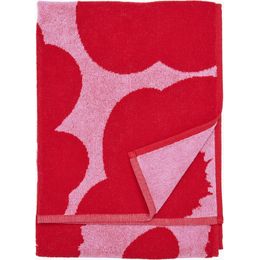 Handtuch Marimekko "UNIKKO", rosa,rot, B:50cm L:70cm, Frottee, Obermaterial: 100% Baumwolle, Handt&uuml;cher, 100% Baumwolle, angenehm weich, 50 x 70 cm