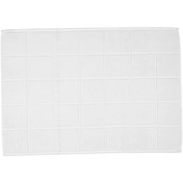 Duschmatte Ross "Duschvorleger", wei&szlig;, H:10mm, Baumwolle, Badematten, besonders weich, Badezimmerteppich, uni