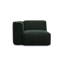 Sessel OTTO HOME "Sofa-Eckelement, Ma&szlig;e B/T/H: 109/97/46 cm", gr&uuml;n (dunkelgr&uuml;n), B:109cm H:70cm T:97cm, Struktur fein (100% Polyester);Samtoptik (100% Polyester);Samtcord (92% Polyester, 8% Polyamid), Sessel, Sessel, als Modul oder separat verwendbar, f&uuml;r individuelle Zusammenstellung